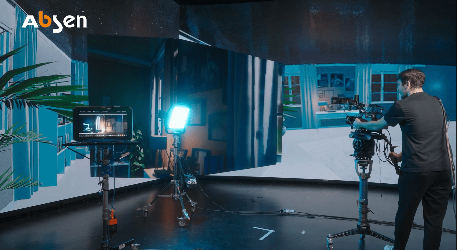 MovieChrome Enhances film making capabilities with Absen Pixel Reality LED | Absen México